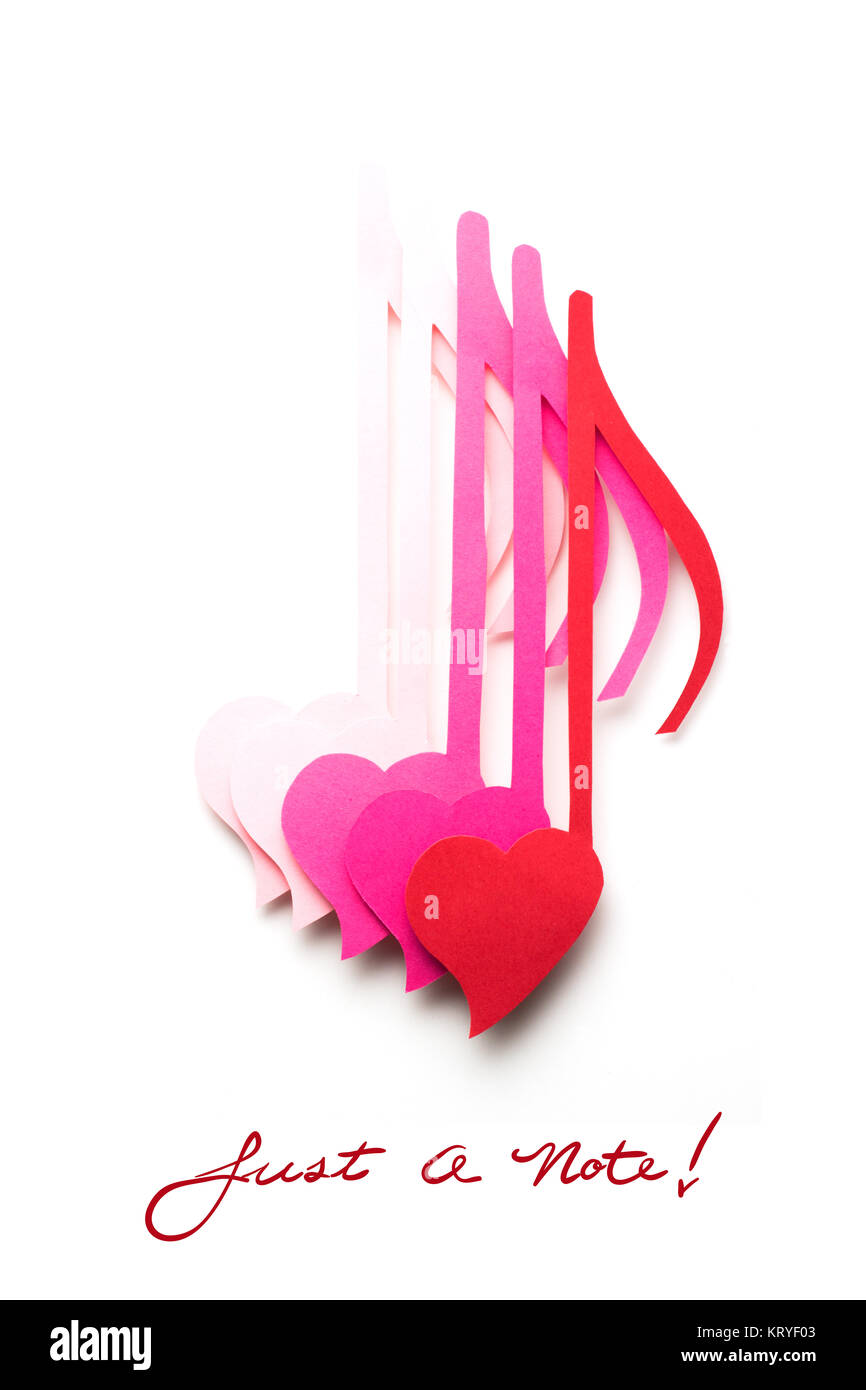 Just a note Stock Photo - Alamy