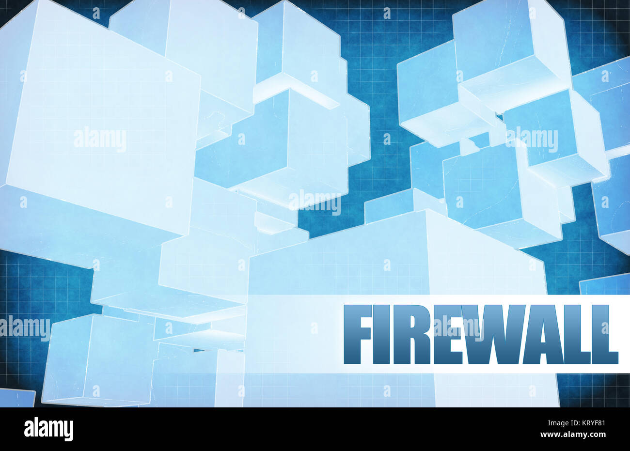 Firewall on Futuristic Abstract Stock Photo - Alamy