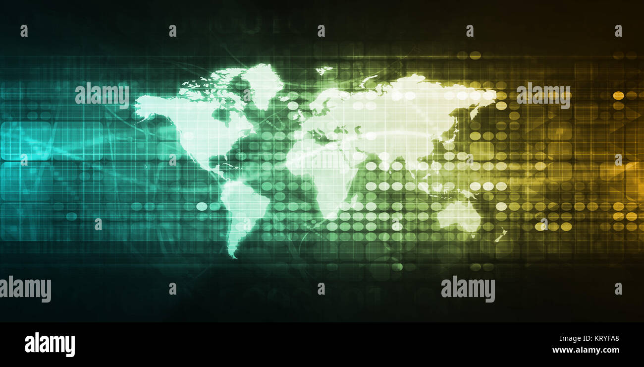 Global Technology Concept Stock Photo - Alamy