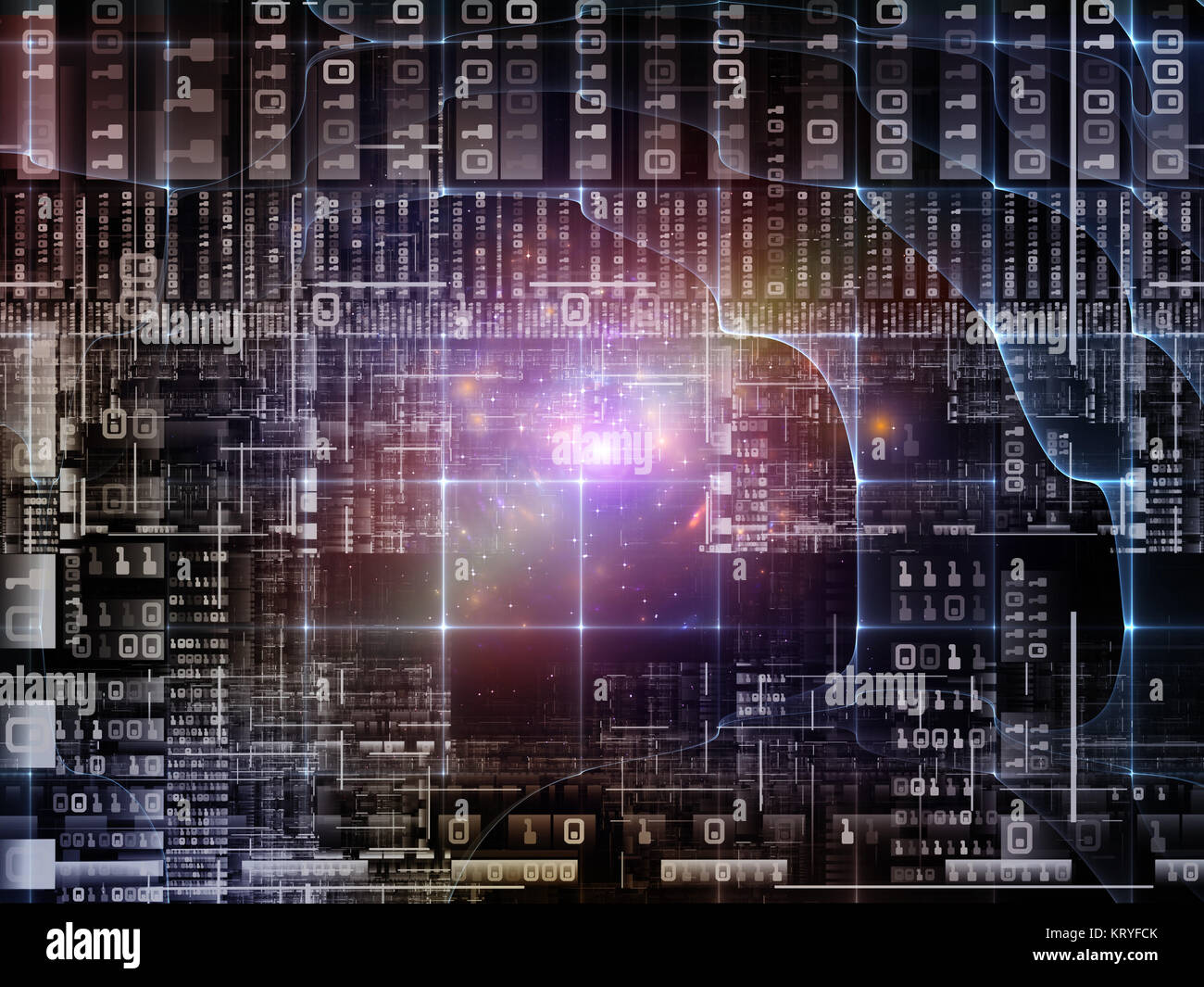Advance of Technology Links Stock Photo - Alamy