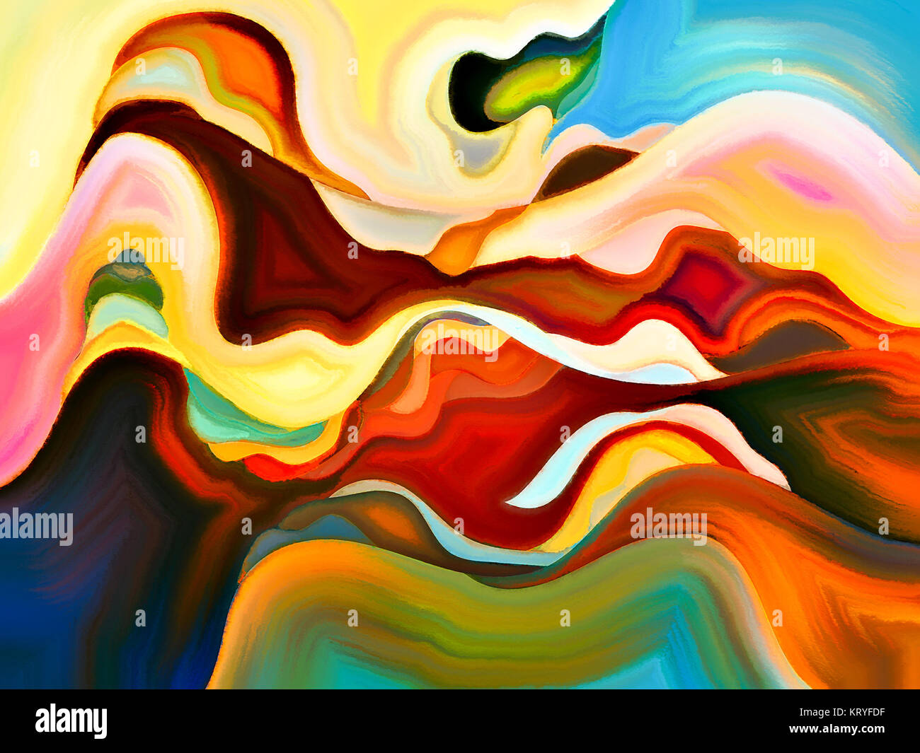 Inner Life of Shapes Stock Photo - Alamy