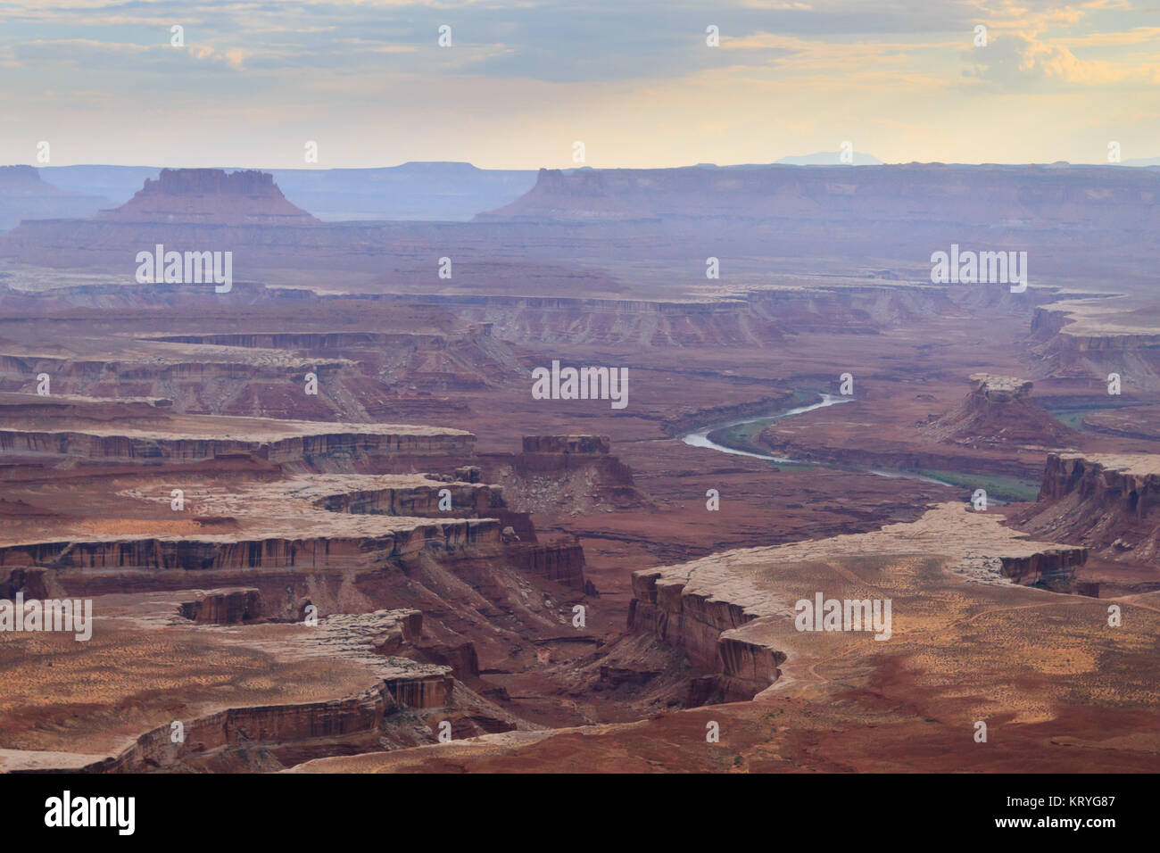 Green river overlook Stock Photo - Alamy