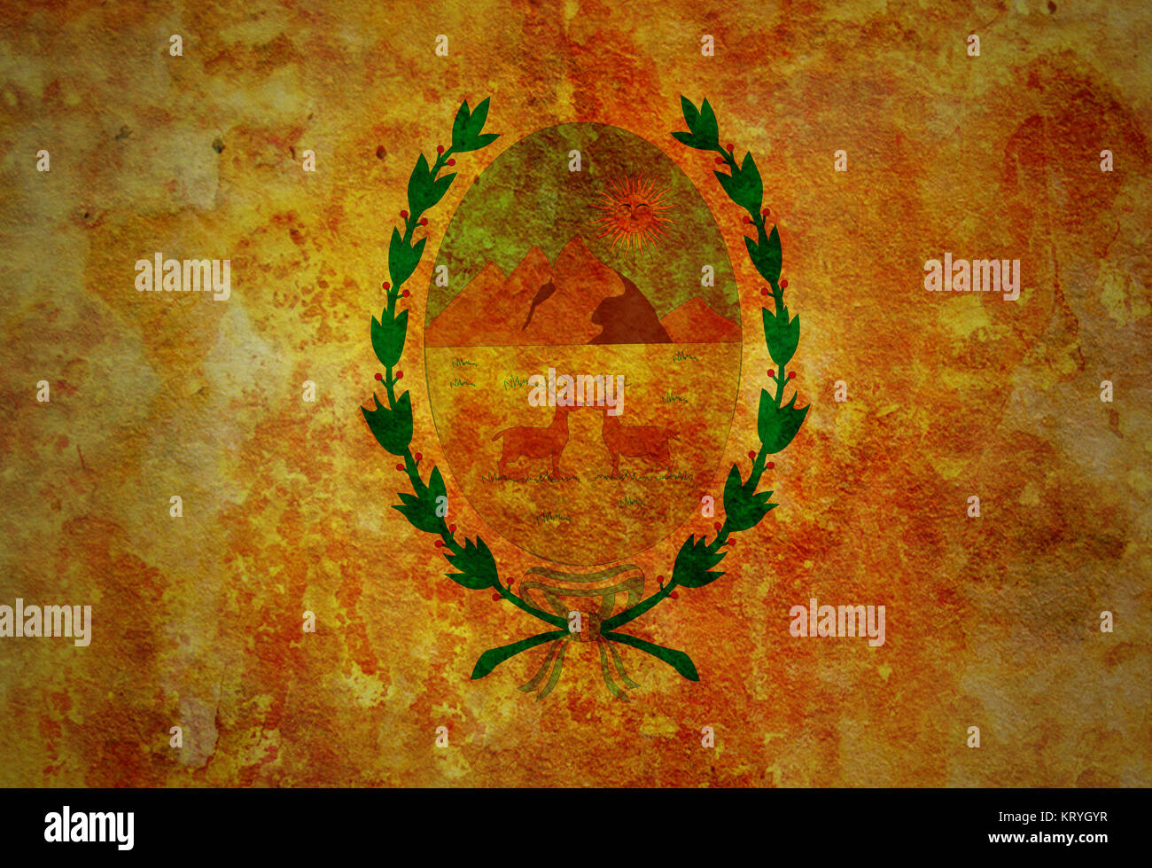 san luis flag Stock Photo - Alamy