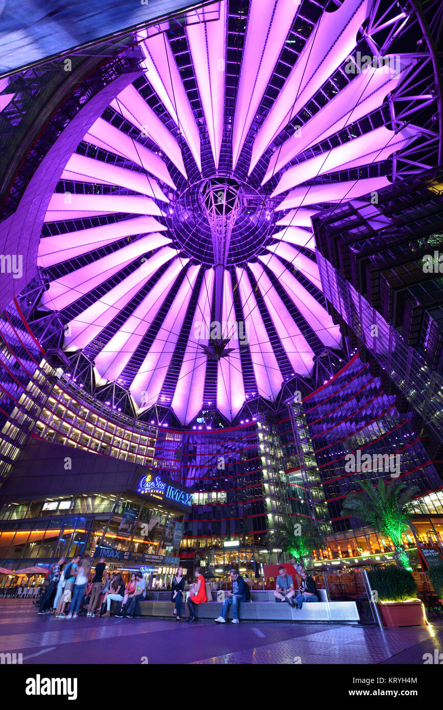 Sony centre, Potsdam place, Berlin, Germany, Sony Center, Potsdamer ...
