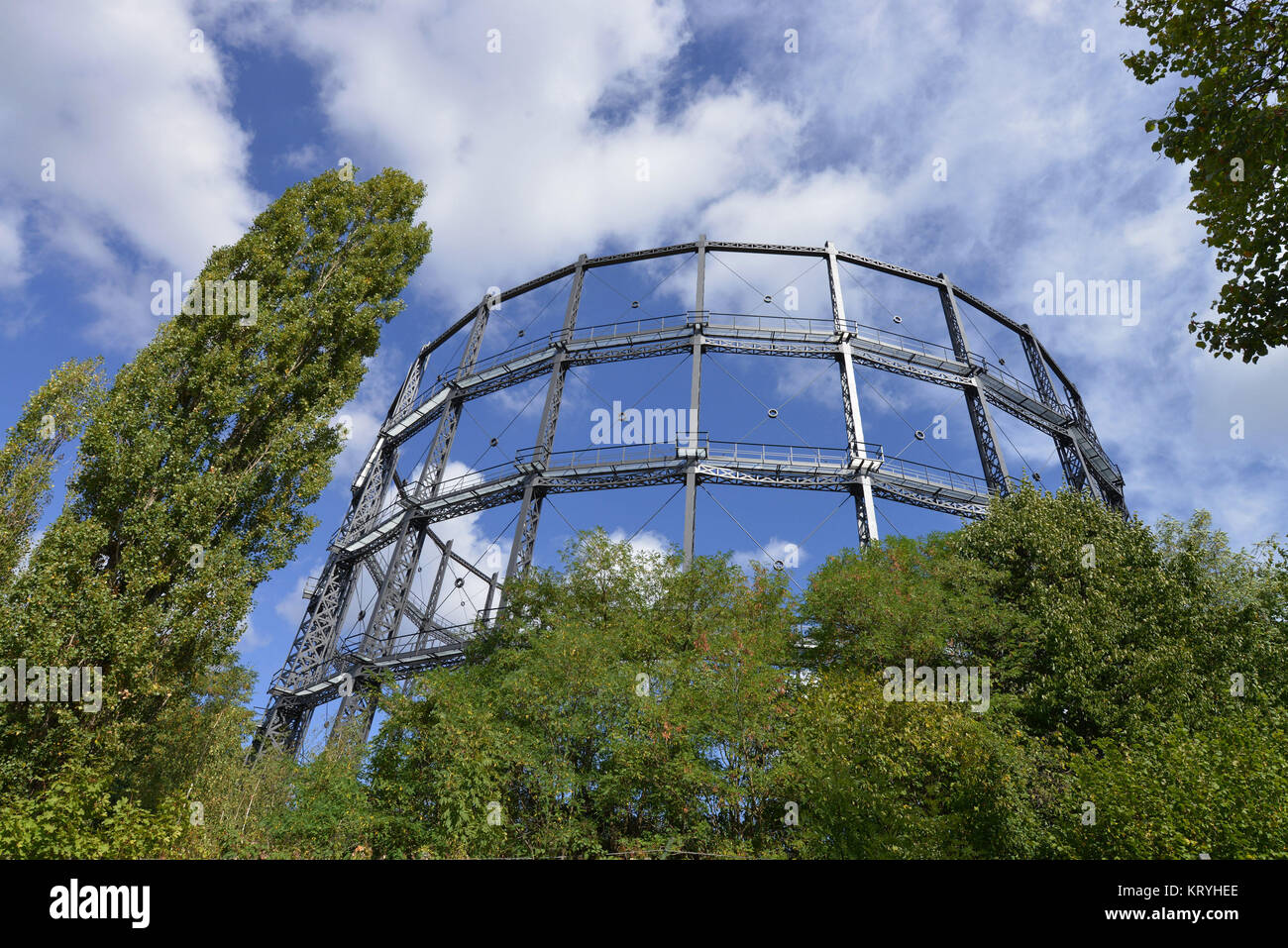 Gasometre Marien's village, Lankwitzer street, Marien's village, Berlin ...