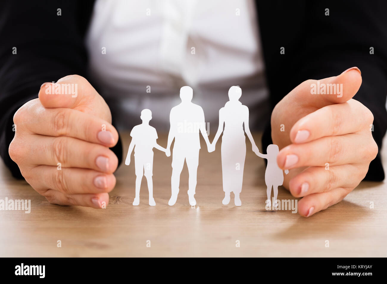 Saving Family Concept Stock Photo - Alamy