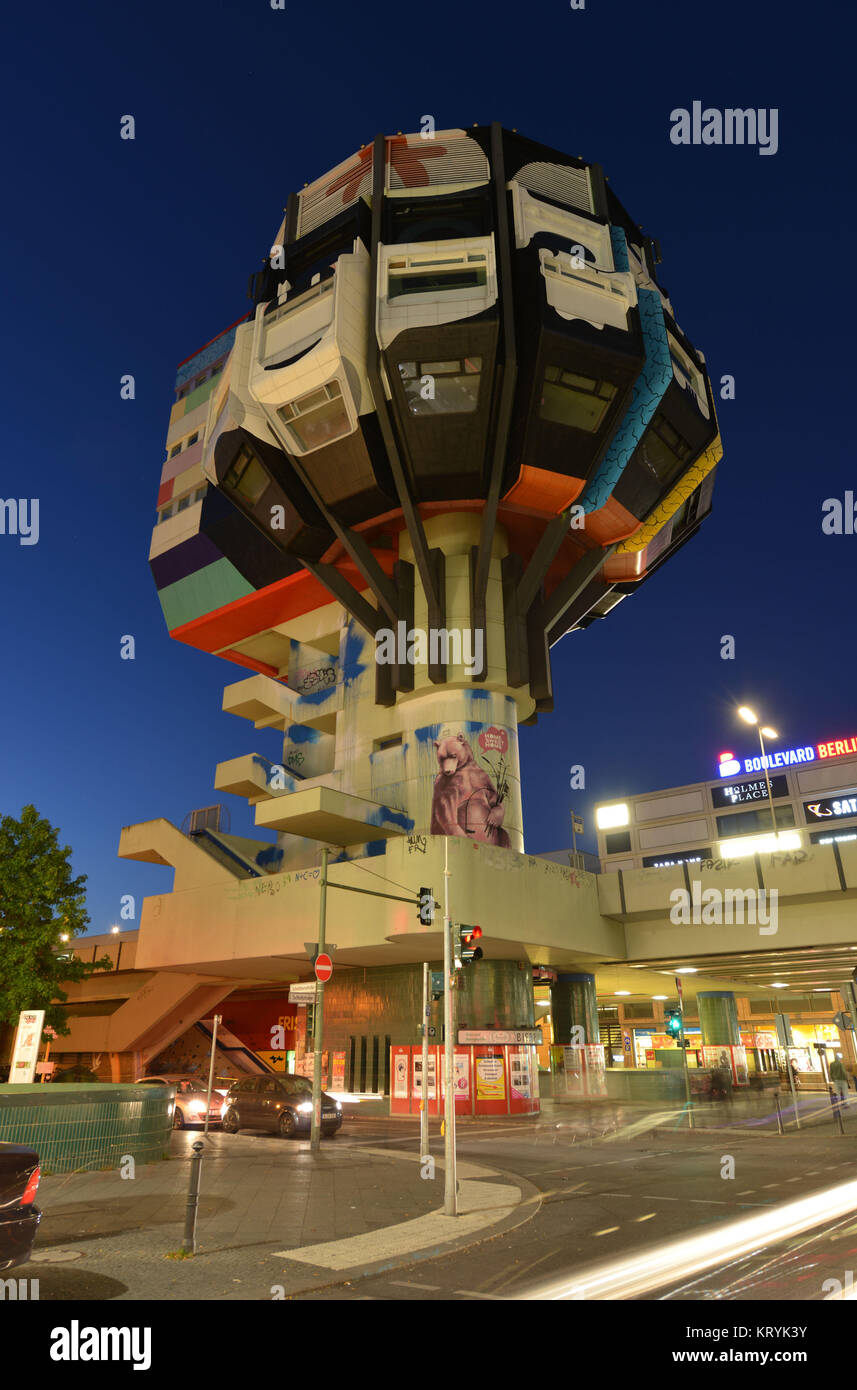 Beer paintbrush, Schlossstrasse, Steglitz, Berlin, Germany, Bierpinsel ...