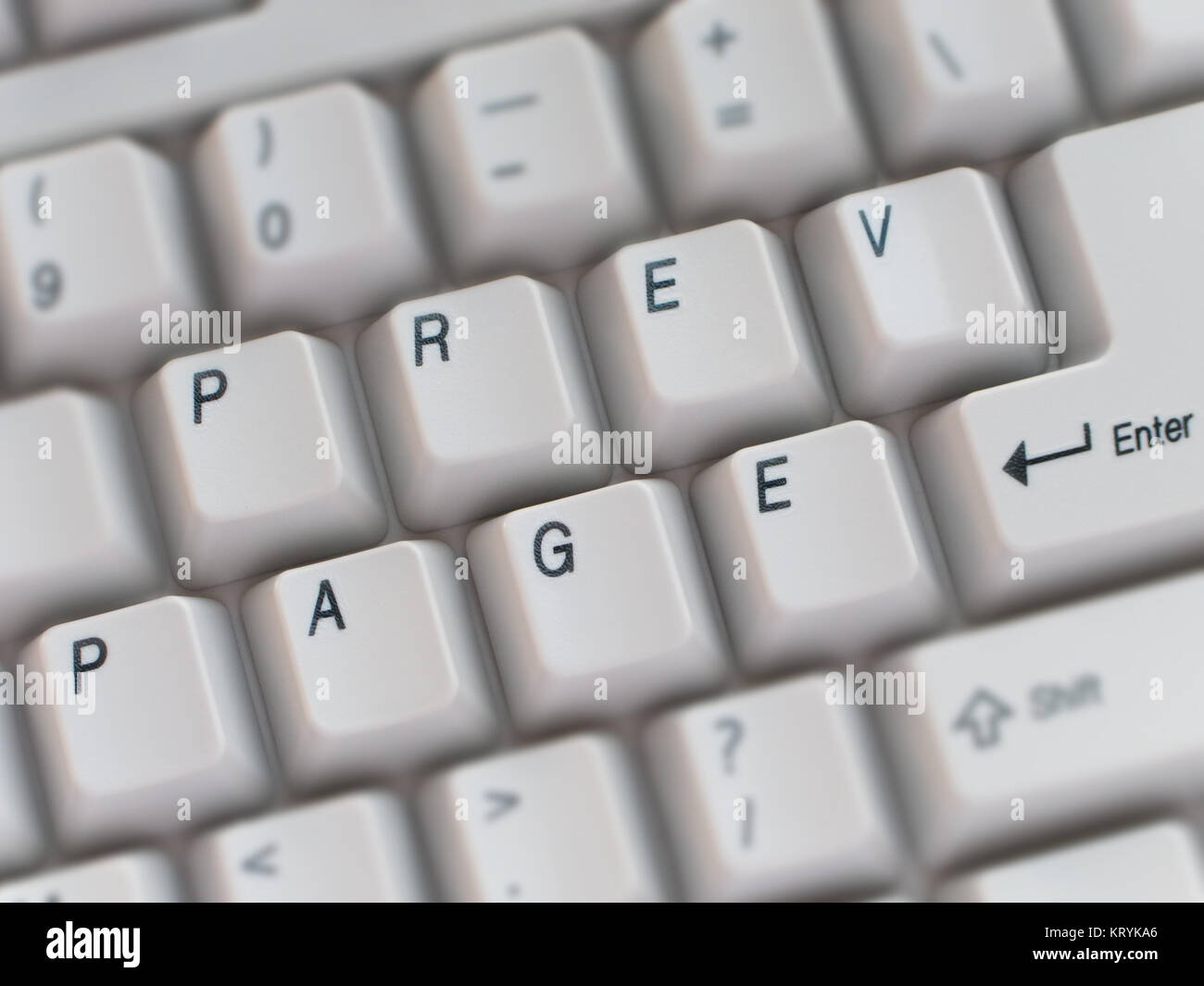 Computer keyboard key text closeup Stock Photo - Alamy