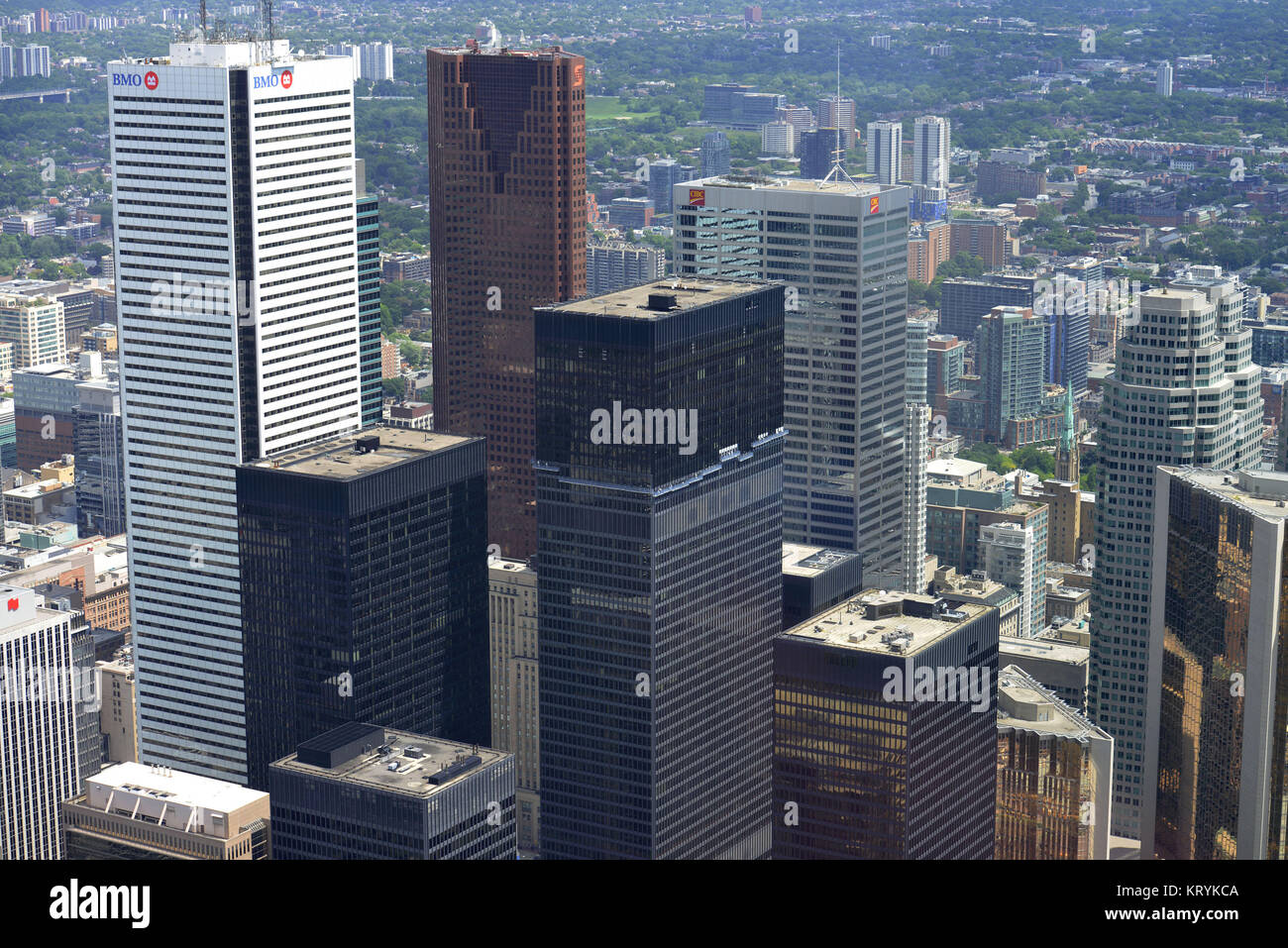 High rises, Financial District, Downtown, Toronto, Ontario, Canada ...