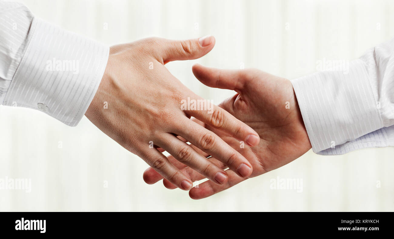 Business people hand greeting or meeting handshake Stock Photo - Alamy