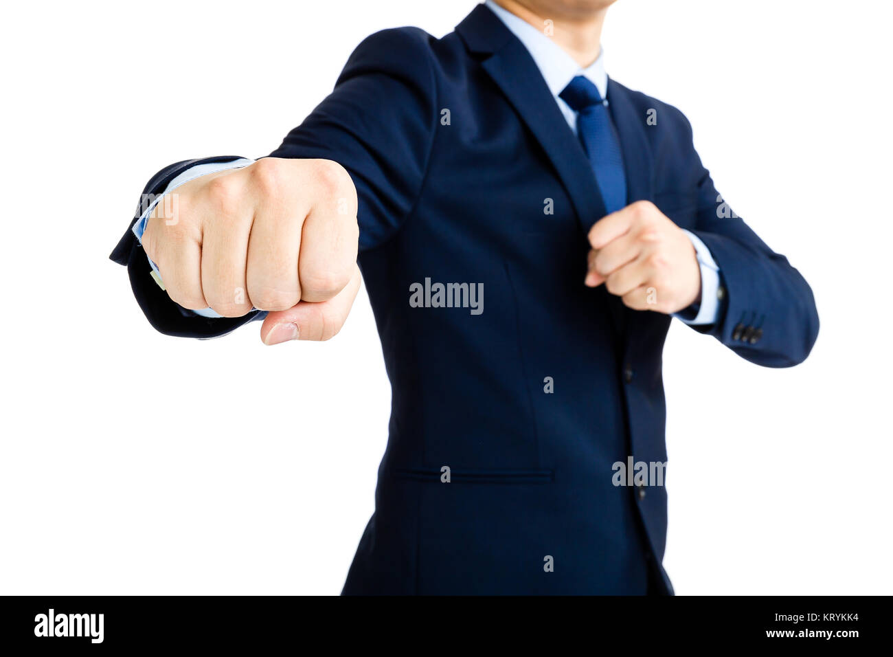 Businessman fighting concept Stock Photo - Alamy