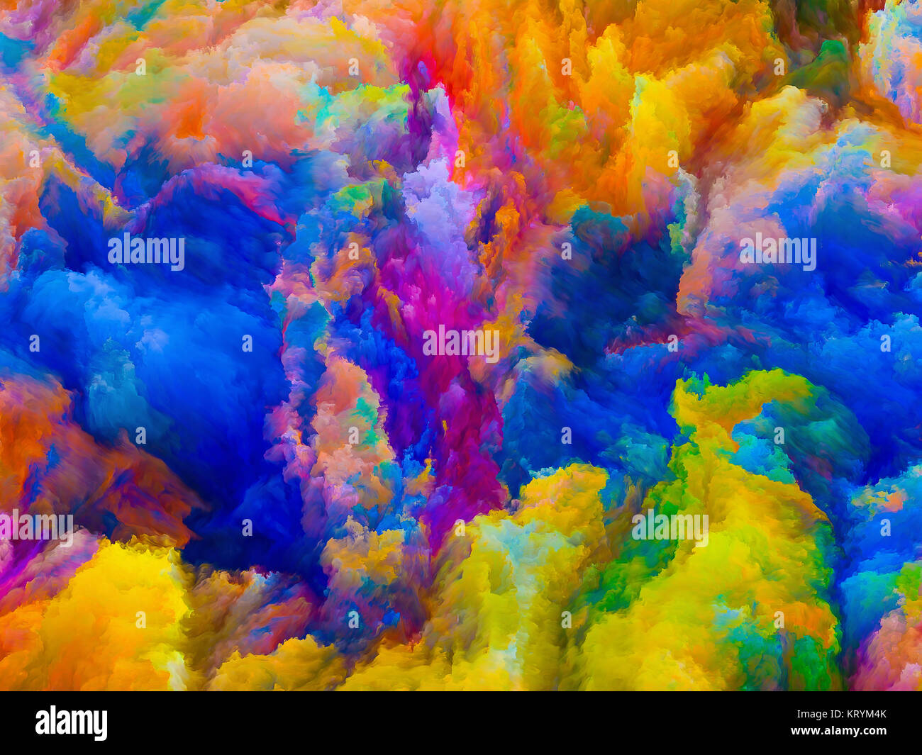 Abstract representation of vibrant colors hi-res stock photography and ...