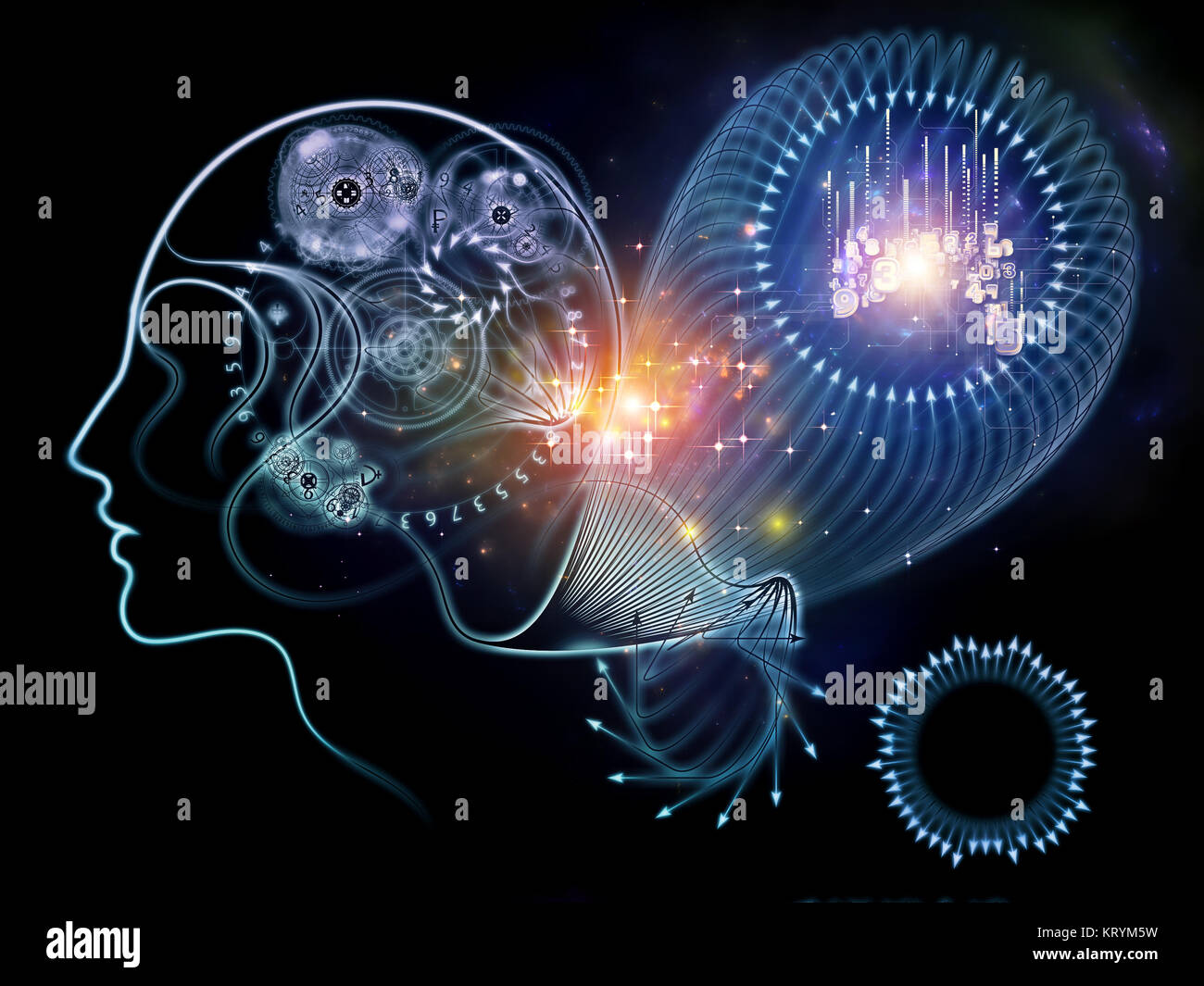 Lights of Mathematics Stock Photo - Alamy