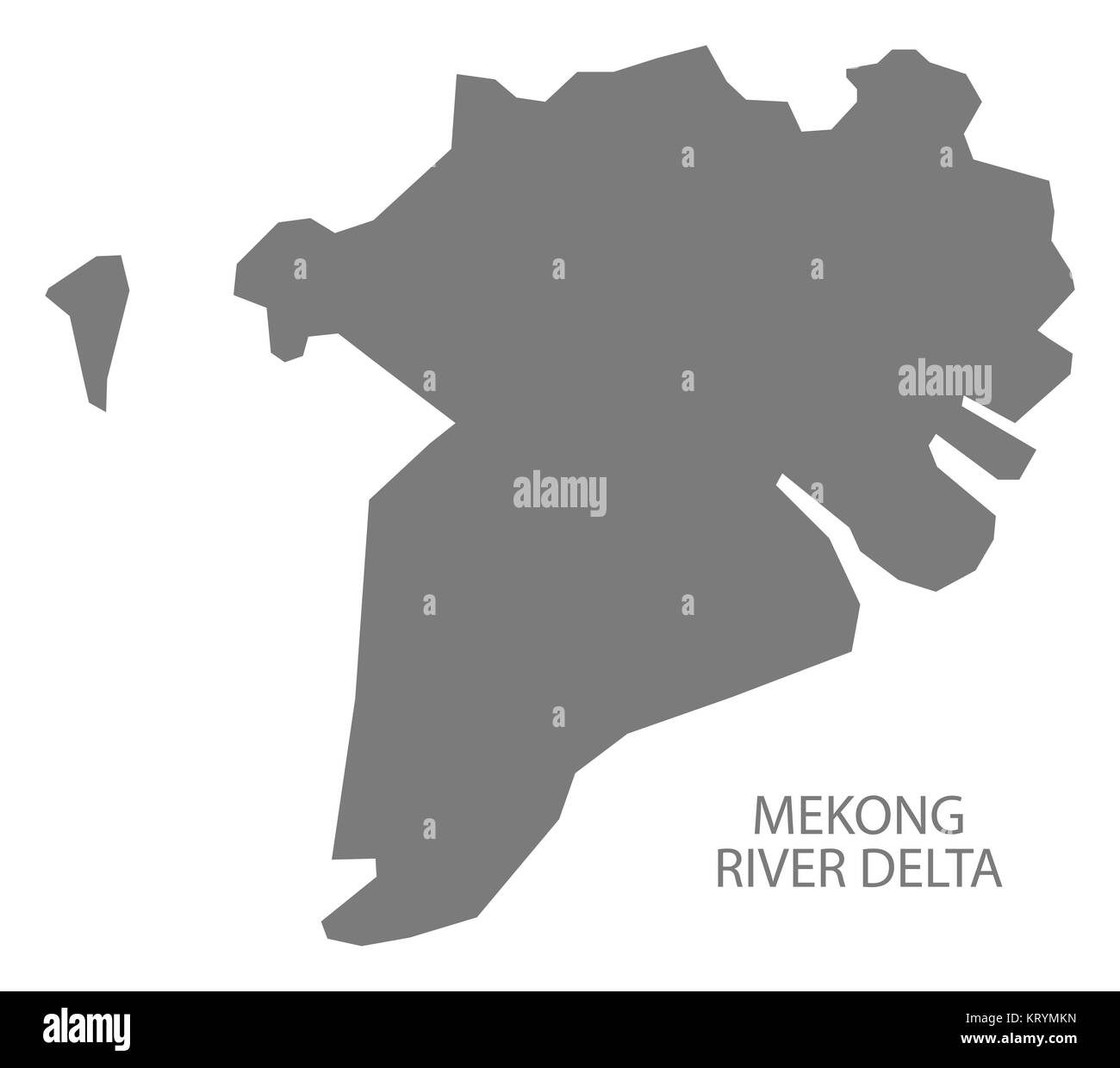 Mekong river map hi-res stock photography and images - Alamy