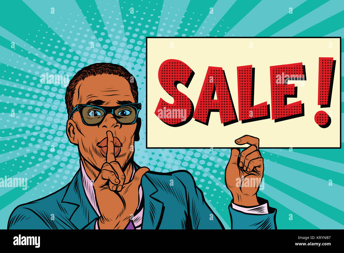 African businessman, the secret sale Stock Photo - Alamy