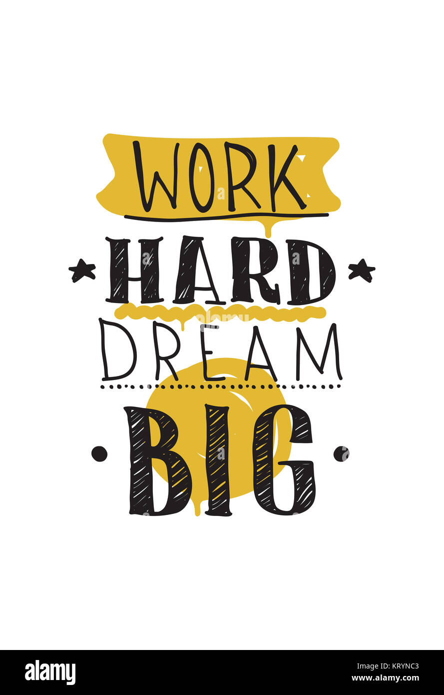 Dream big text in white hi-res stock photography and images - Alamy