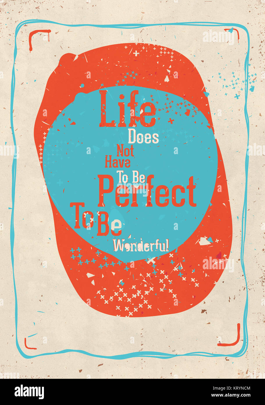 Modern motivational poster Stock Photo - Alamy