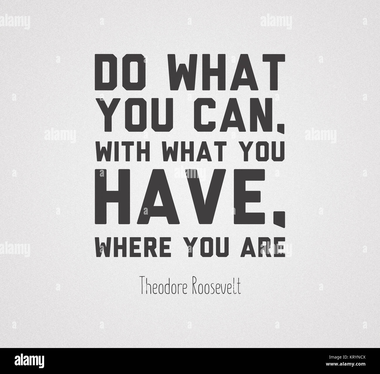 Poster with quote Stock Photo - Alamy