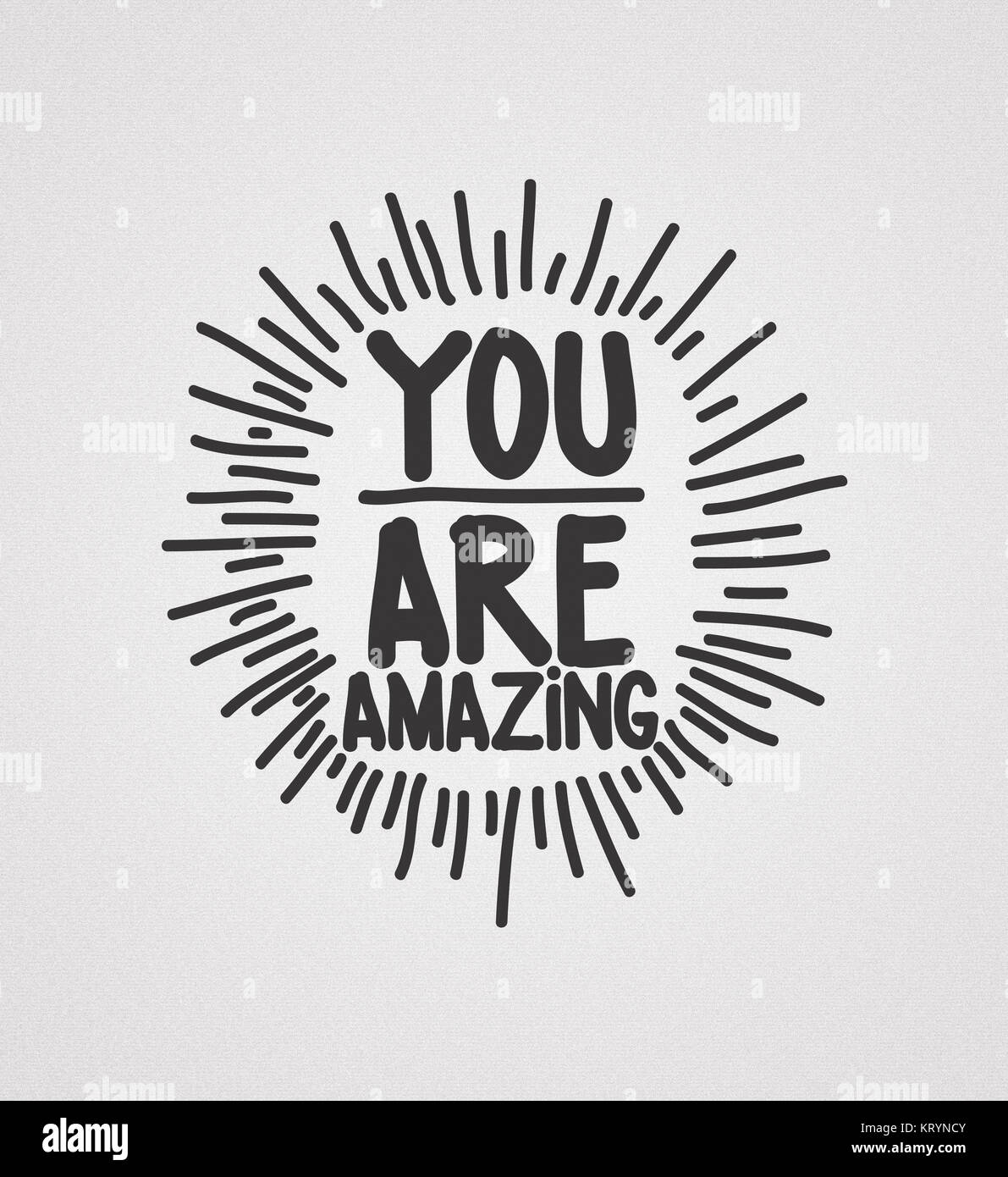 You are amazing Stock Photo - Alamy