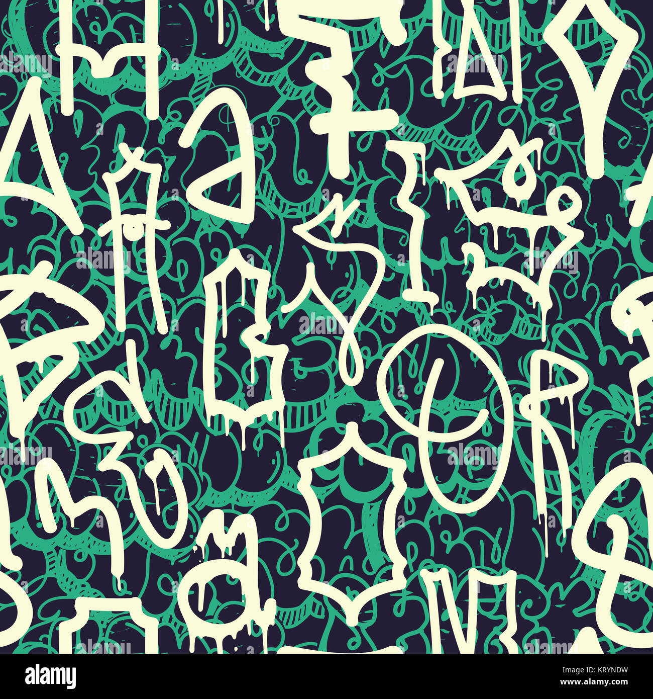 Graffiti background seamless pattern Stock Photo - Alamy