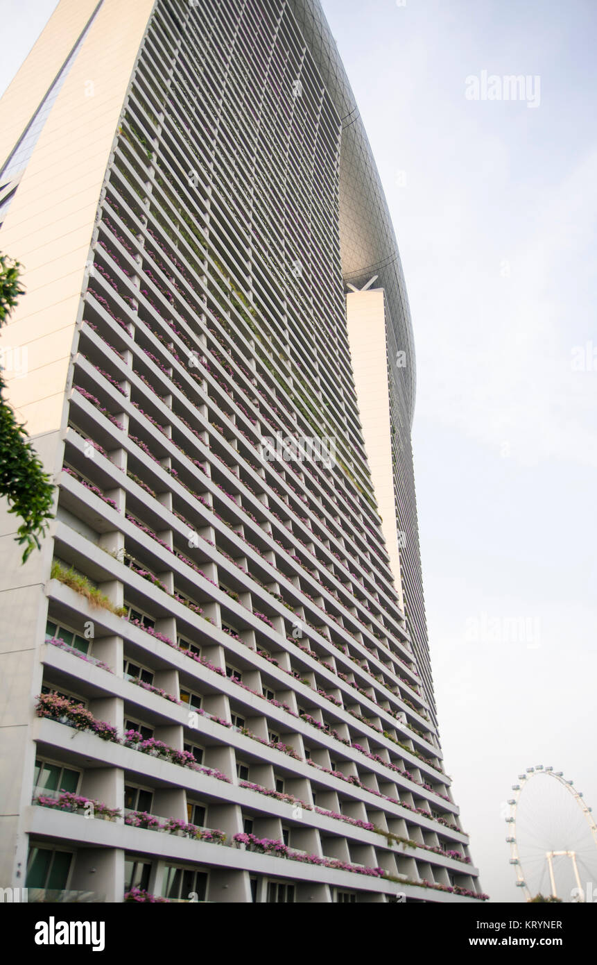 Steel blue glass high rise building skyscrapers, industrial ...