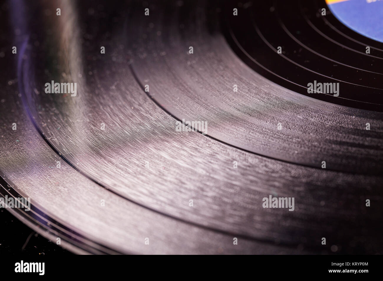 Vinyl record in close up Stock Photo - Alamy