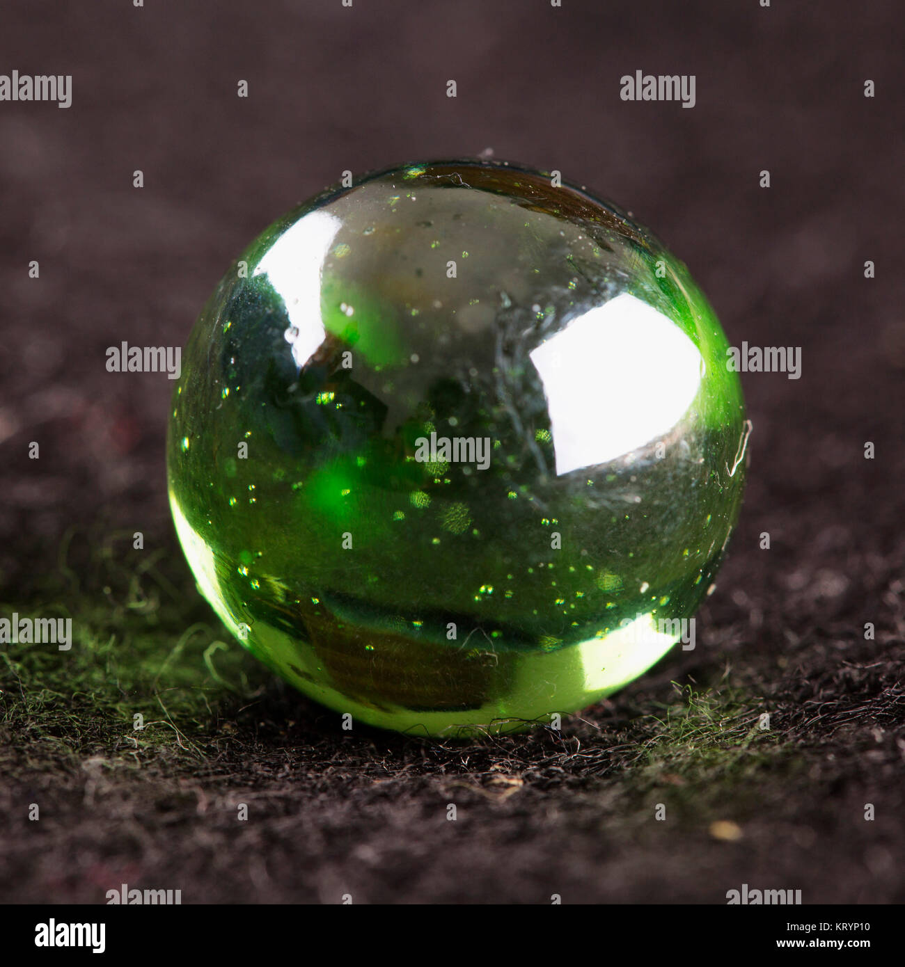 Green magic sphere Stock Photo - Alamy