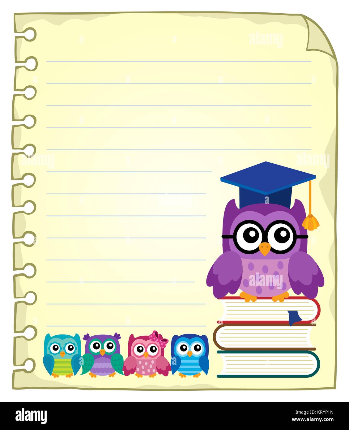 Owl teacher Cut Out Stock Images & Pictures - Alamy