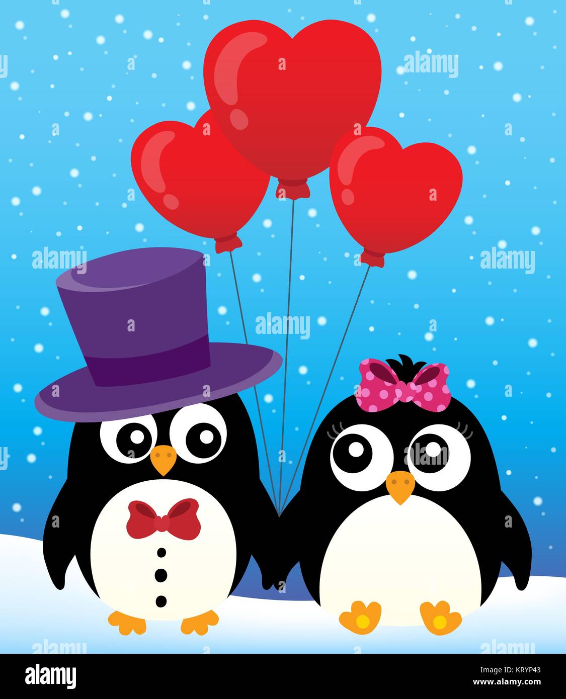 Penguins in hat hi-res stock photography and images - Alamy