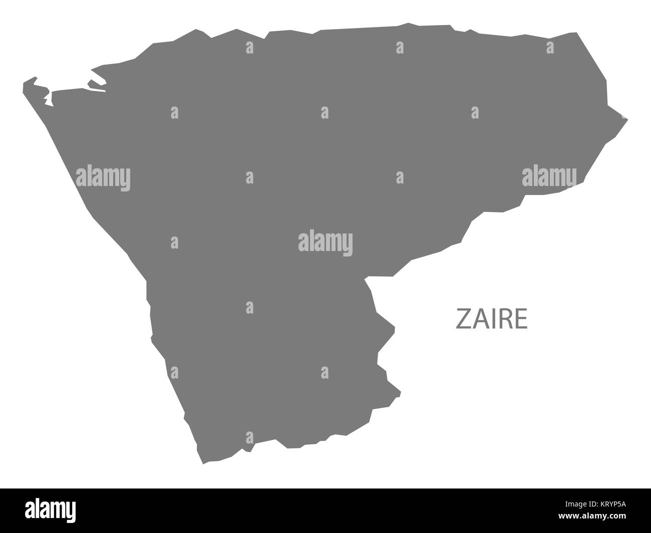 Zaire map hi-res stock photography and images - Alamy