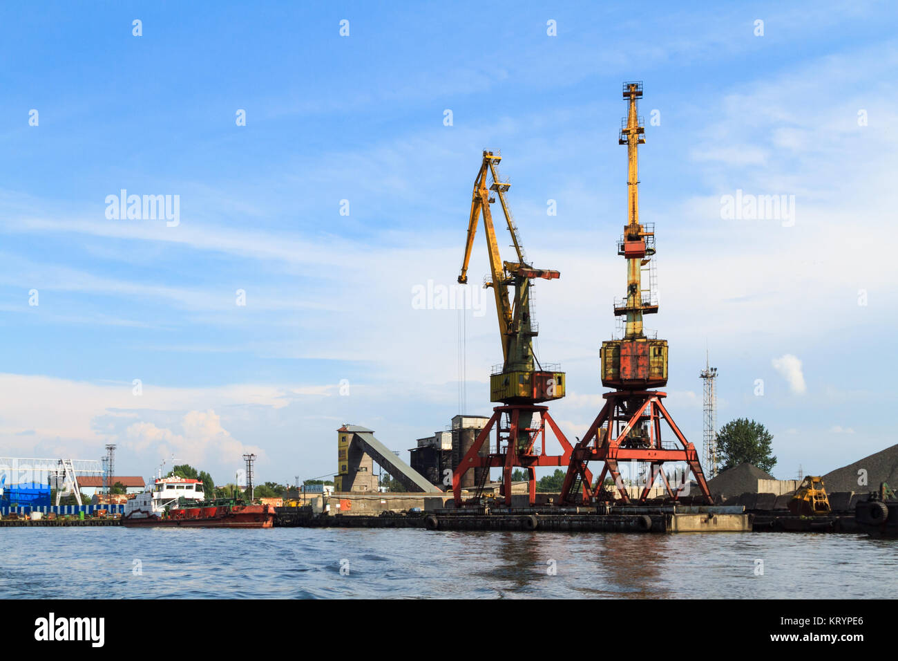 commercial port in kaliningrad,russia Stock Photo - Alamy