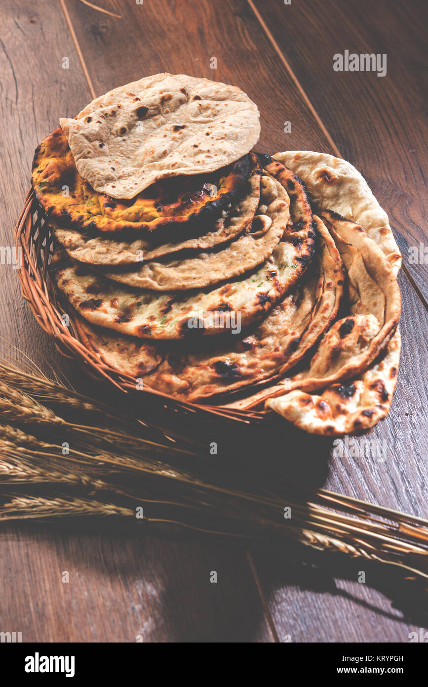 Indian Breads High Resolution Stock Photography and Images - Alamy