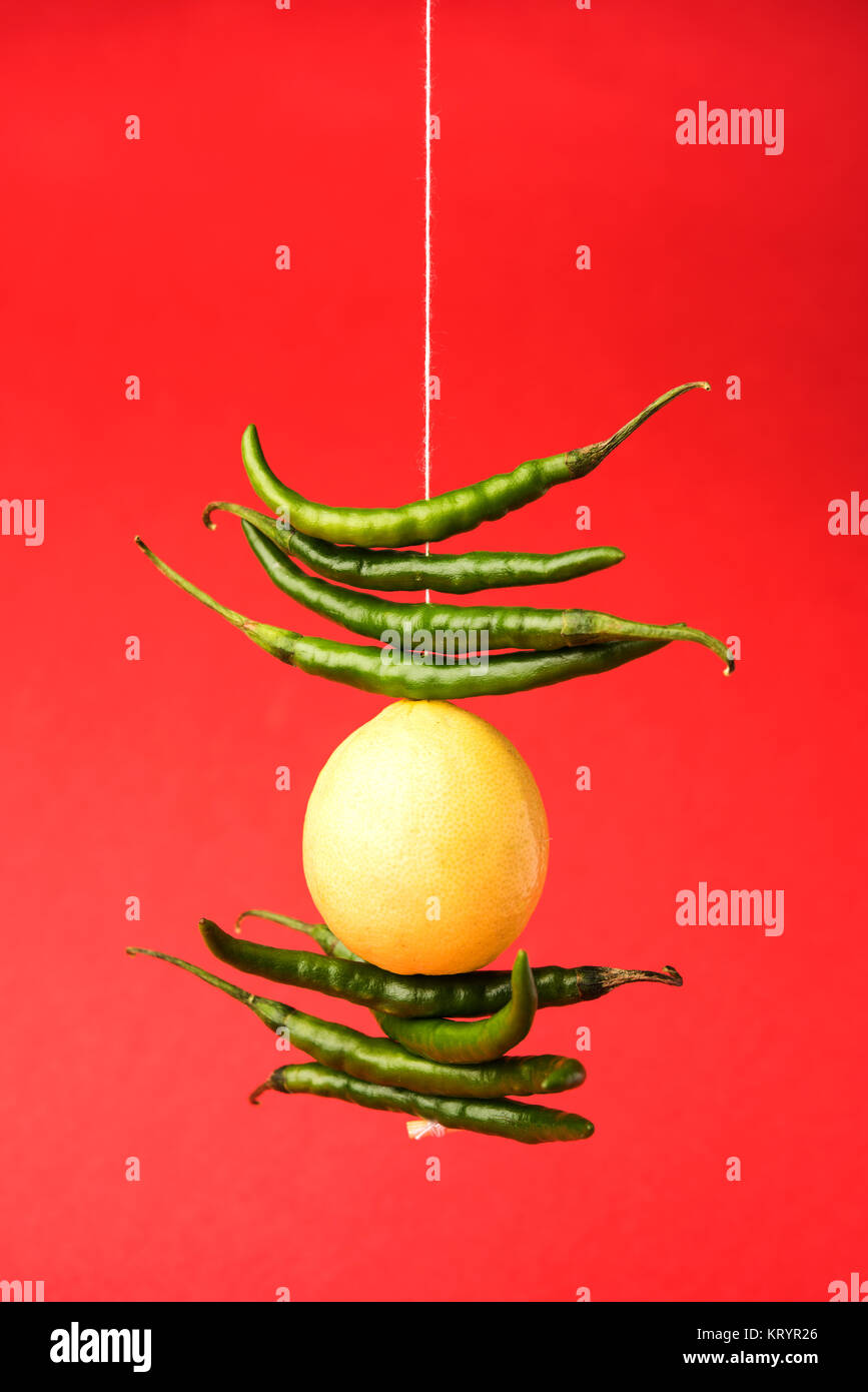 Lemon mirchi hi-res stock photography and images - Alamy