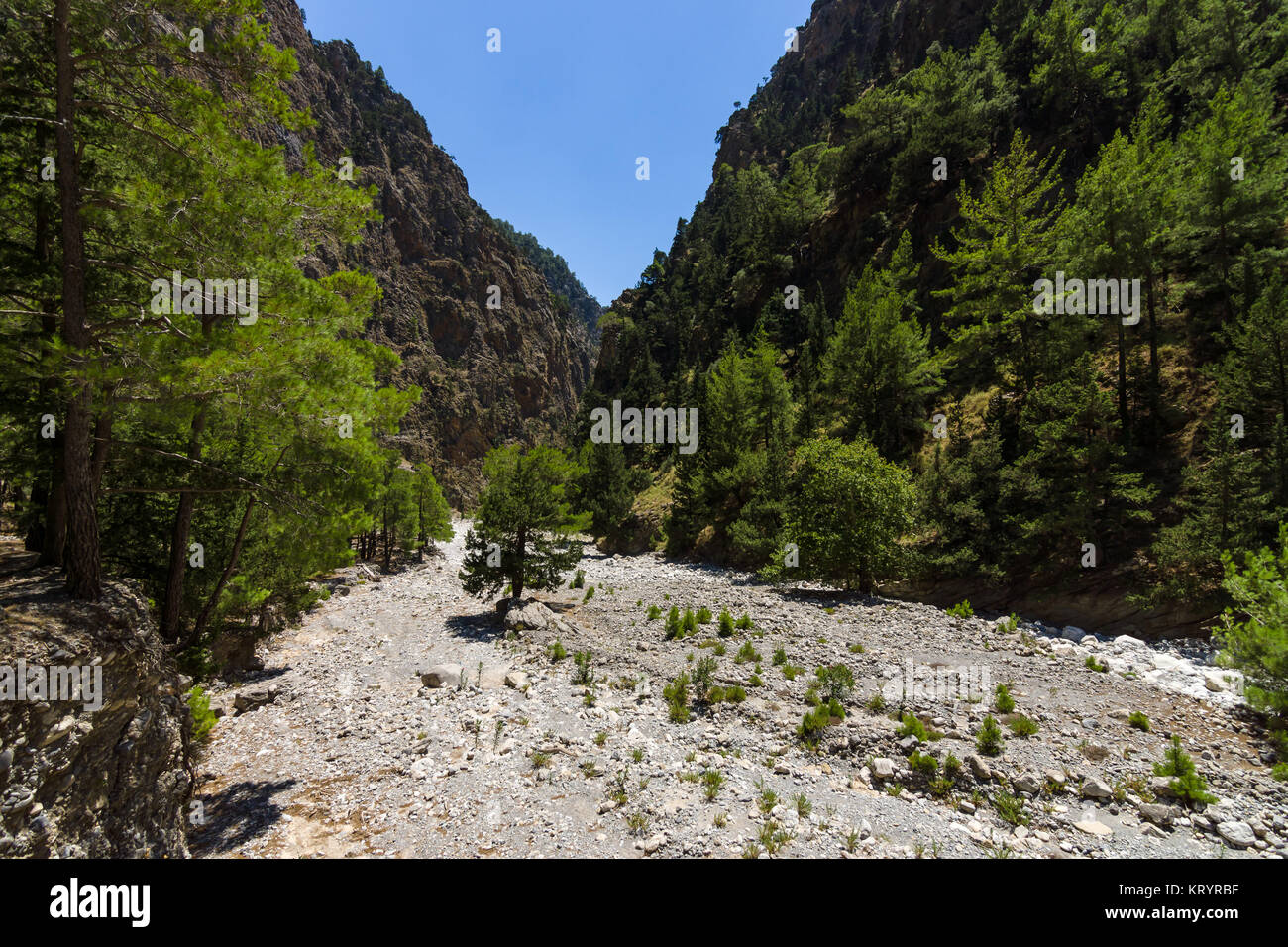 Samaria Gorge. Crete. Greece Stock Photo - Alamy