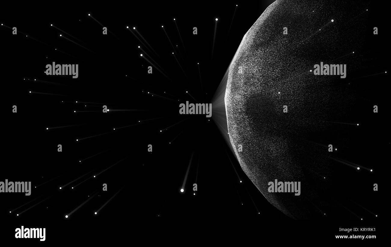 Earth futuristic technology background Black and White Stock Photos ...