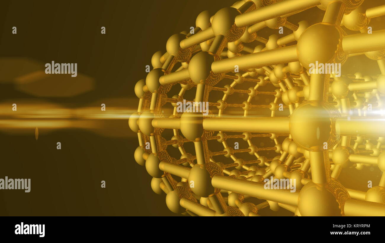 Abstract background with gold element and flares Stock Photo - Alamy