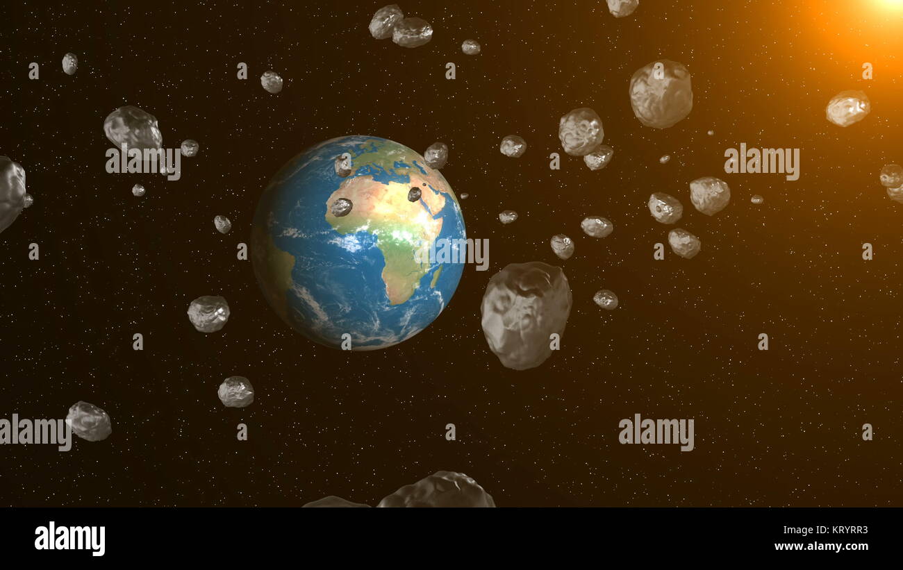 Asteroid in space fly hi-res stock photography and images - Alamy