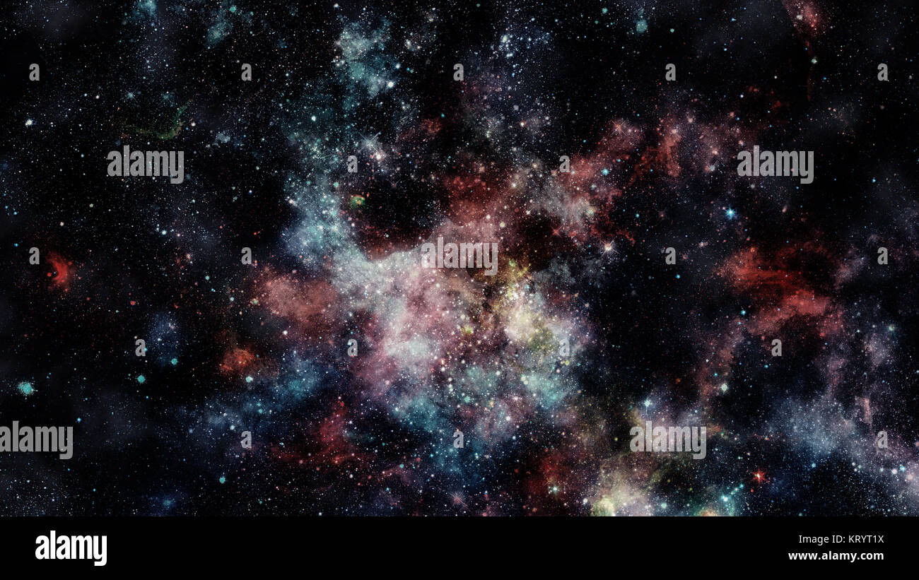 Shiny stars and galaxy space. Elements of this image furnished by NASA ...