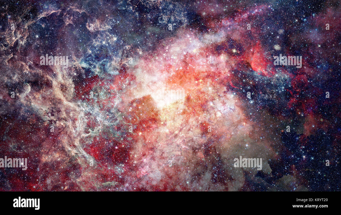 Nebula in deep mysterious space. Elements of this image furnished by ...