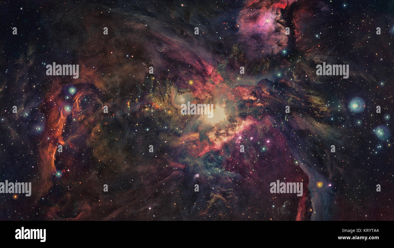 Colorful deep space. Elements of this image furnished by NASA Stock ...