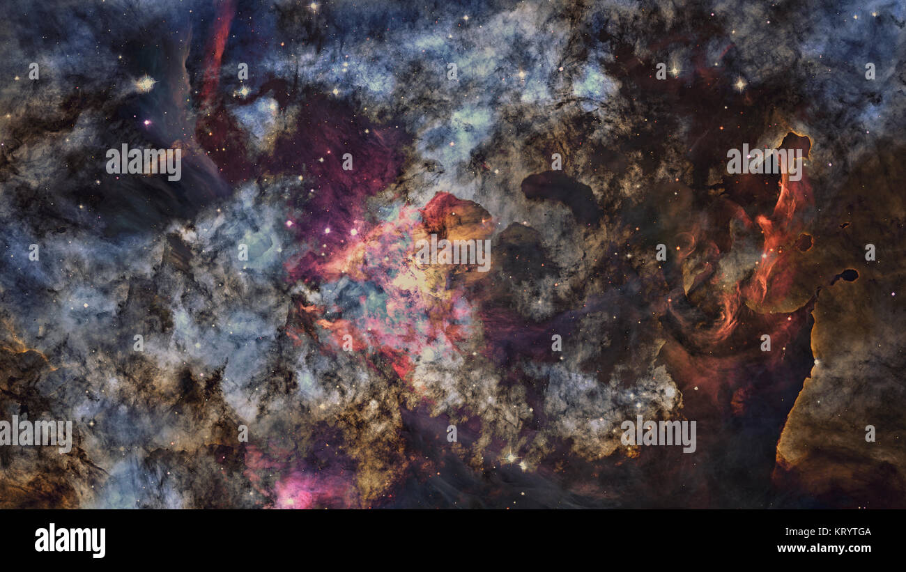 Nebula in deep mysterious space. Elements of this image furnished by ...