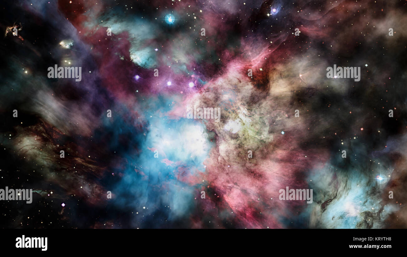 High Resolution Galaxy Nebula