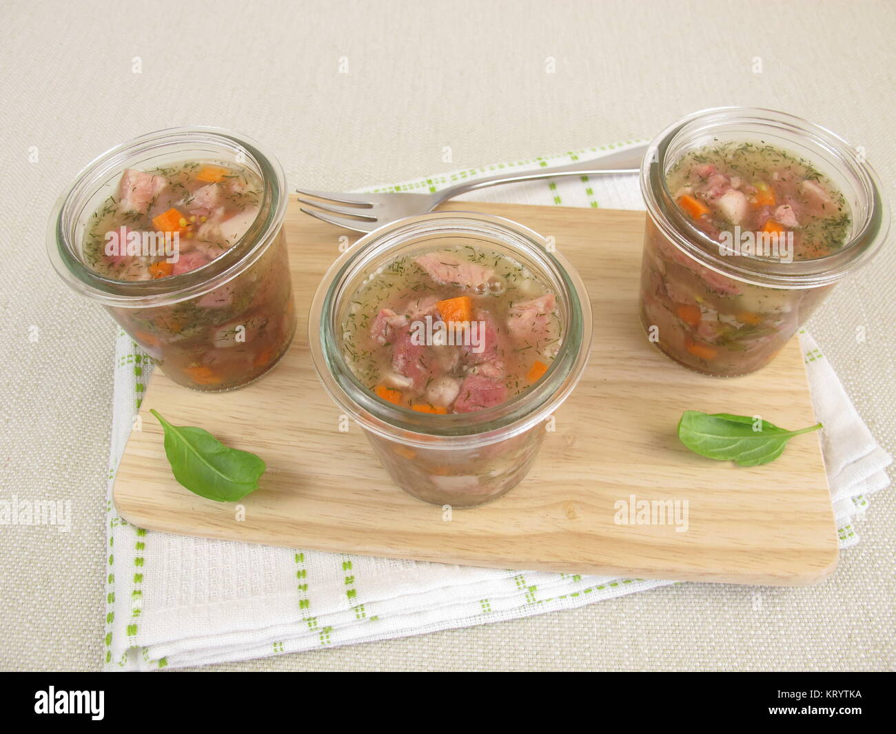 Homemade brawn hi-res stock photography and images - Alamy