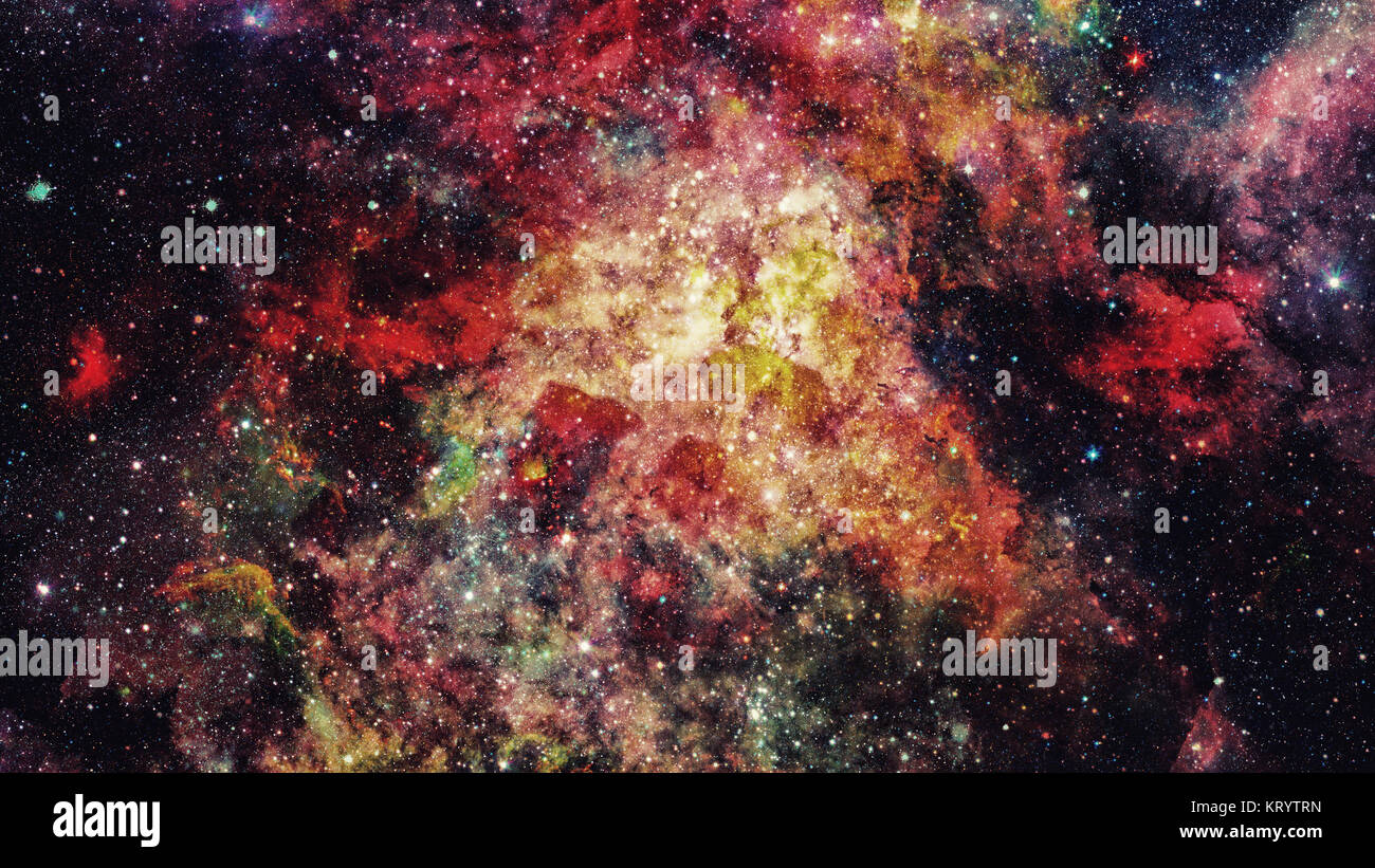 Nebula in deep mysterious space. Elements of this image furnished by ...