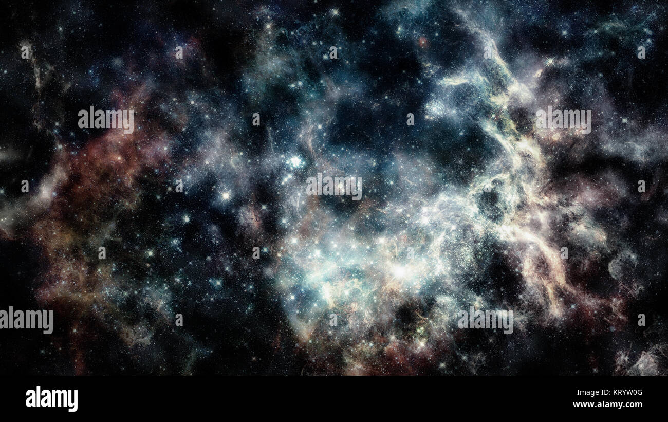 Shiny stars and galaxy space. Elements of this image furnished by NASA ...