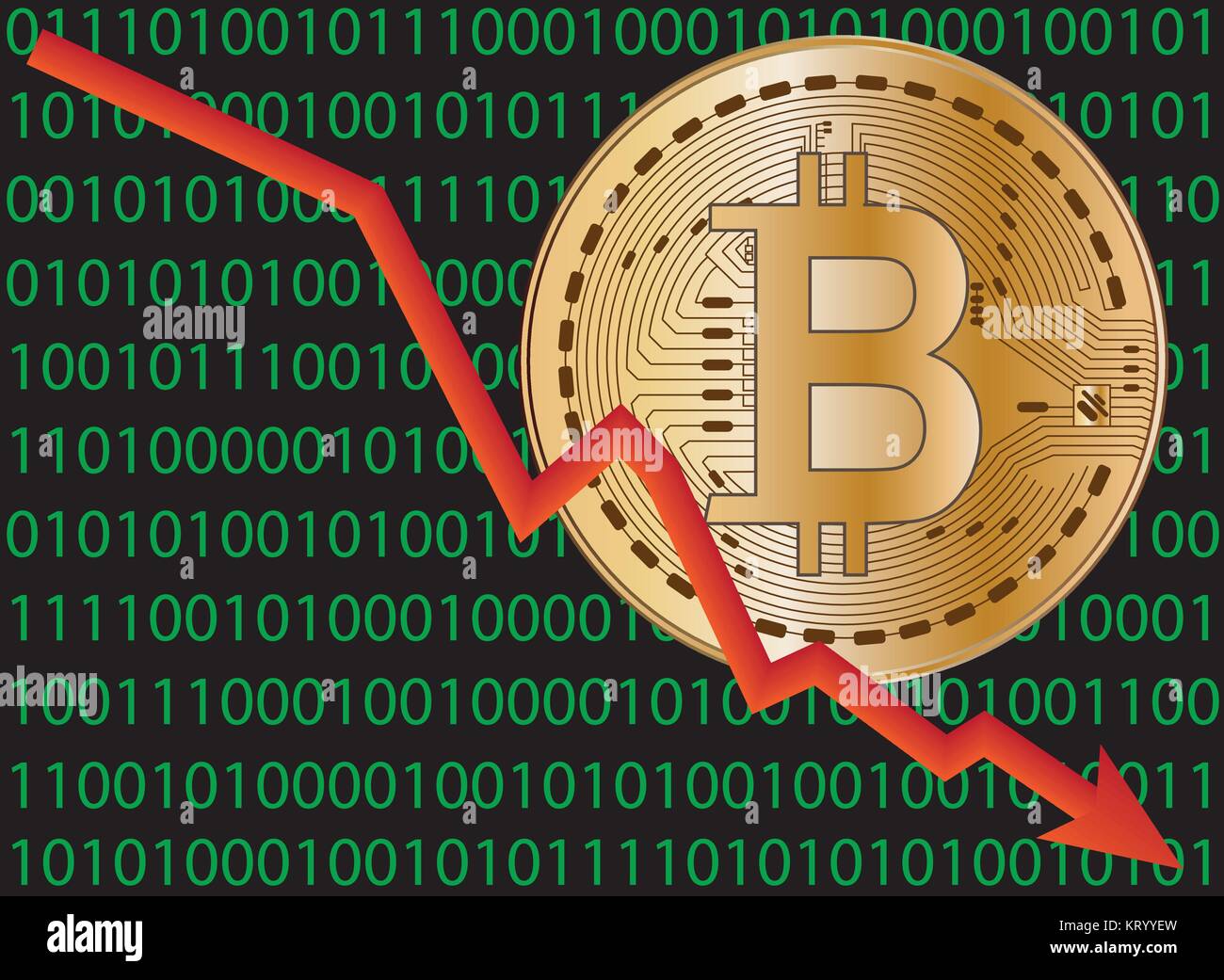 bitcoin vector graphic Stock Vector Image & Art - Alamy