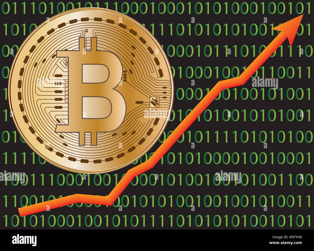bitcoin vector graphic Stock Vector Image & Art - Alamy