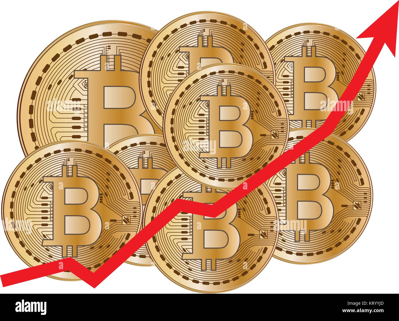 bitcoin vector graphic Stock Vector Image & Art - Alamy