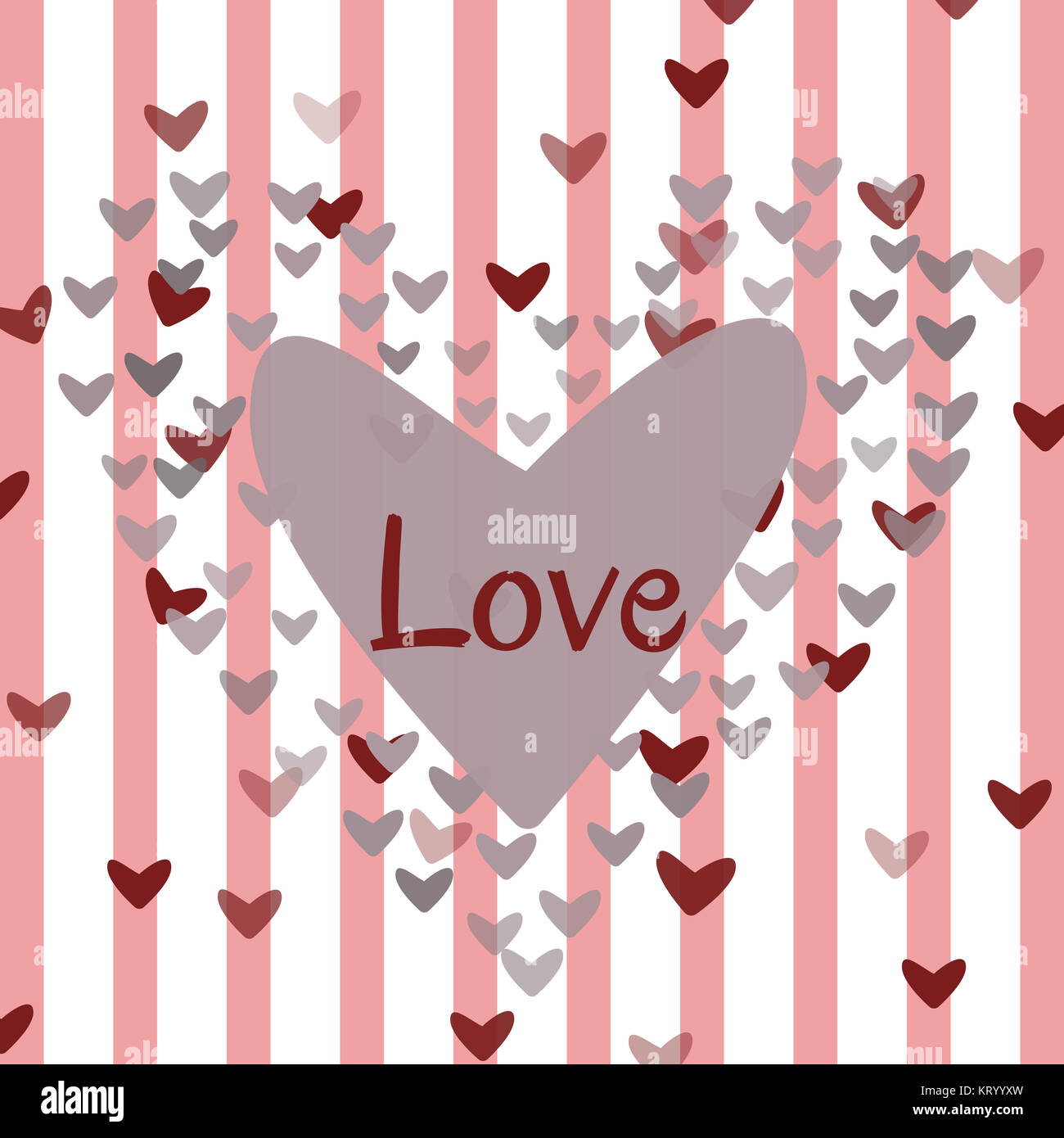 Love concept of hearts Stock Photo - Alamy