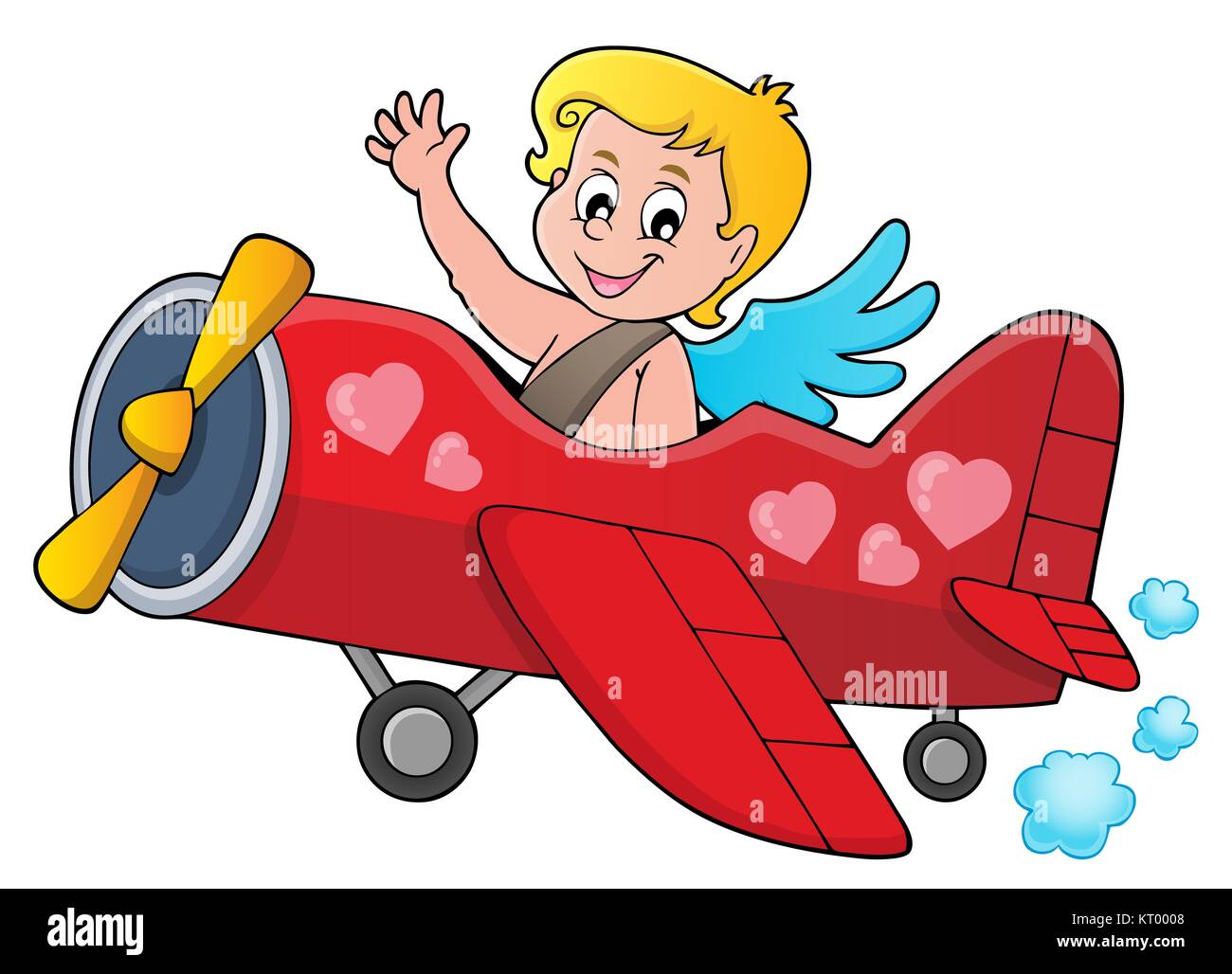 Airplane flying in heart shape hi-res stock photography and images - Alamy